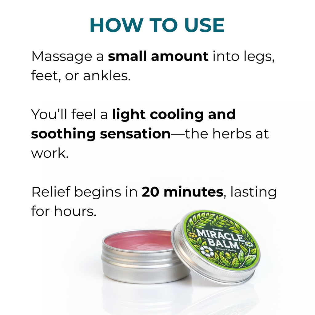 Senzio Miracle Balm™ - Relief for Swollen Legs, Ankles & Feet